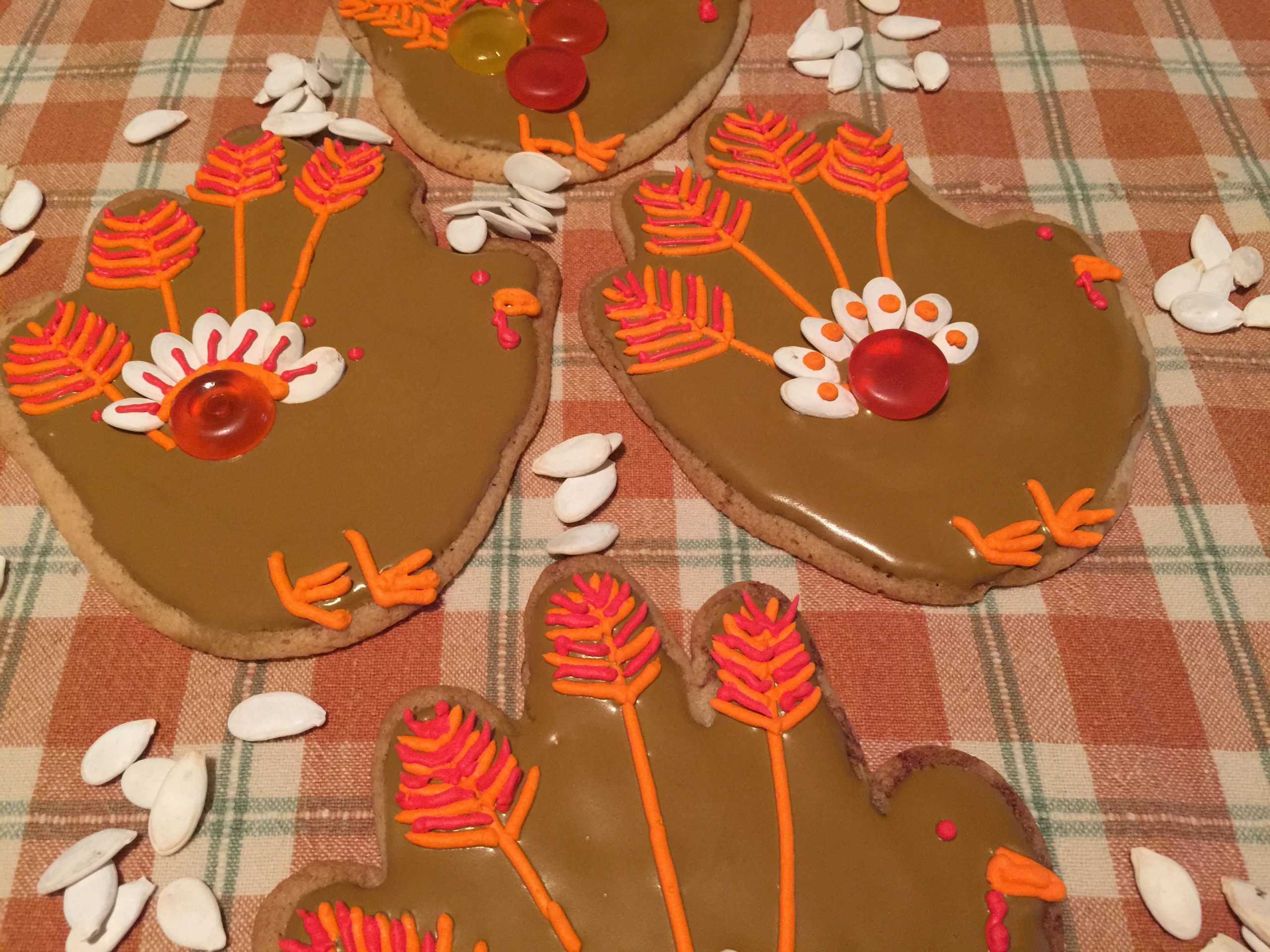 Thanksgiving Turkey Cookies - Twice as Good